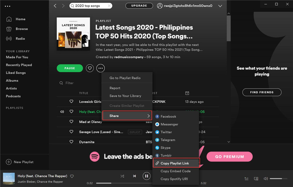 How to Share a Spotify Playlist on Desktop, Mobile or Web